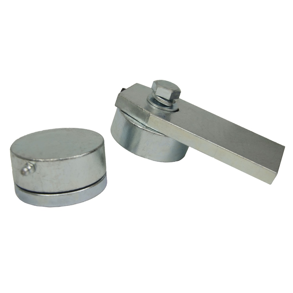 Zinc Plated Steel Weld-On Bearing Hinges - Up To 600kg - Set | Gatesplus